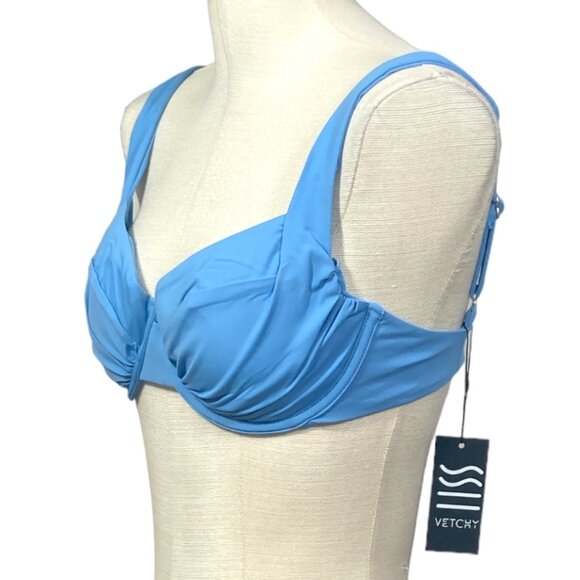 Vetchy | Swim | Vetchy Aruba Baby Blue Bikini Top Btaruba | Poshmark